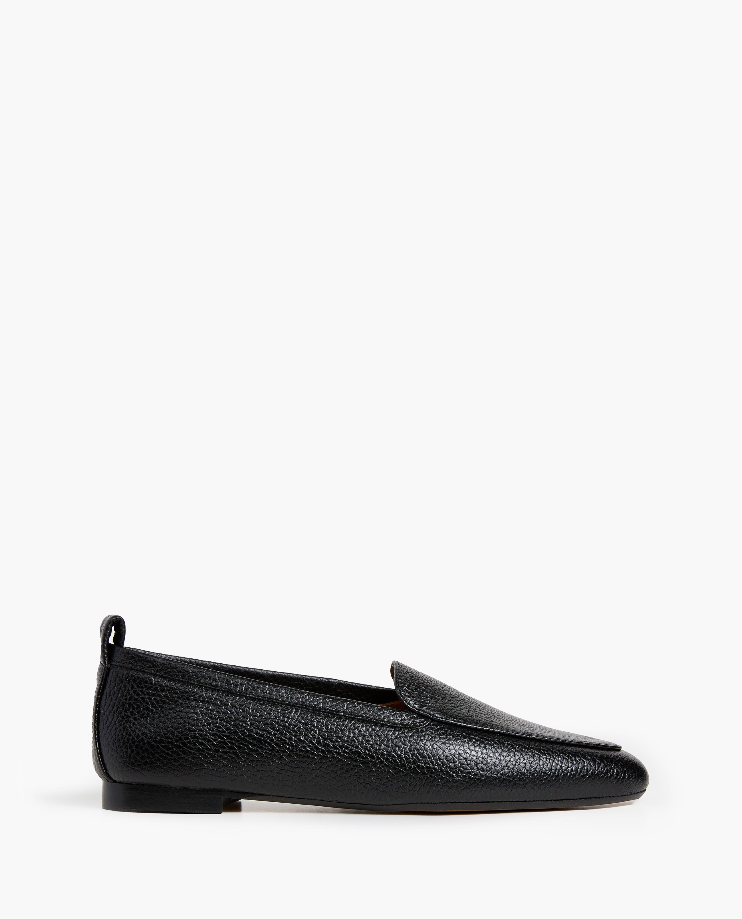 Cajsa Leather Black Loafer – Flattered