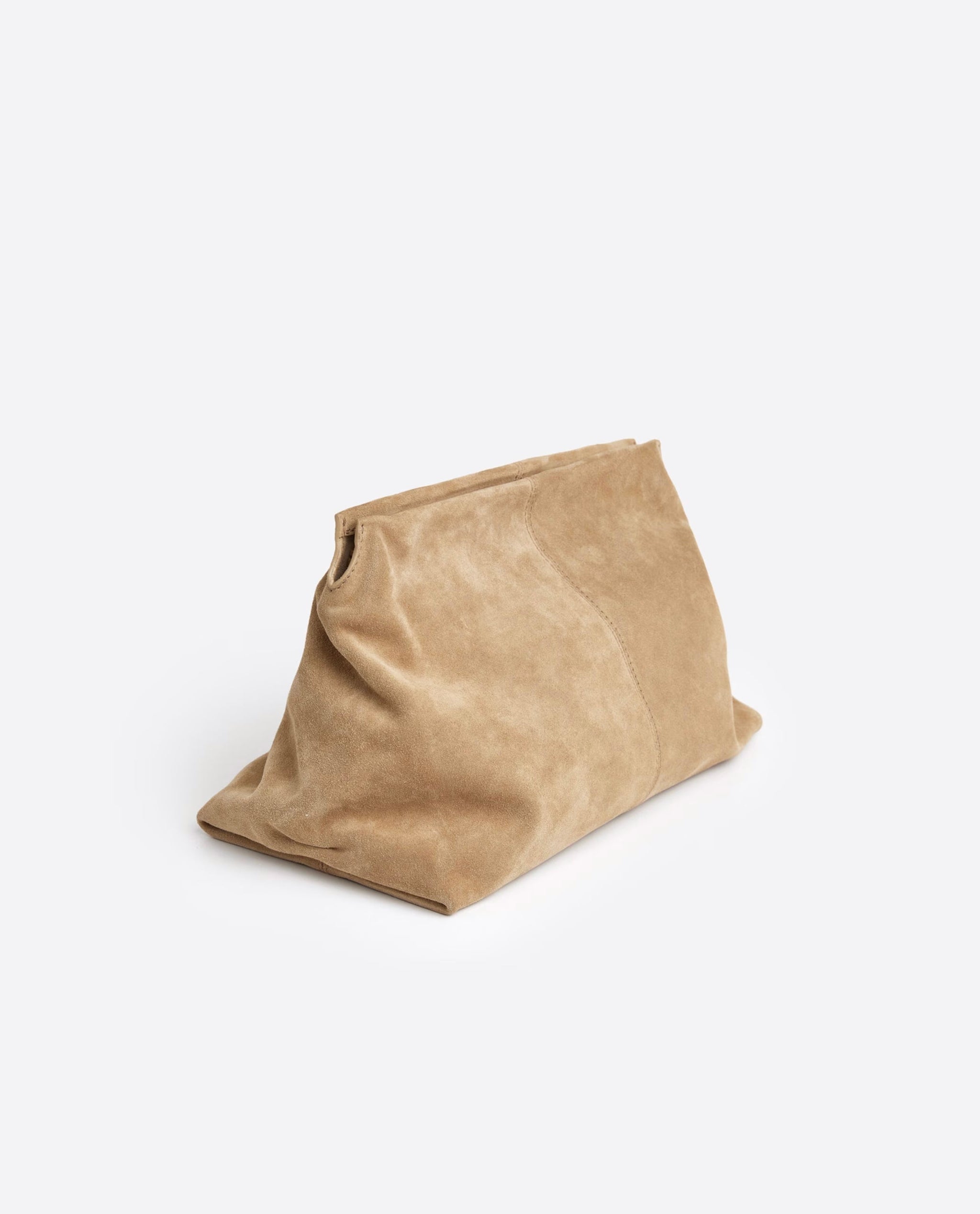 Clay Clutch Suede Sand Bag – Flattered