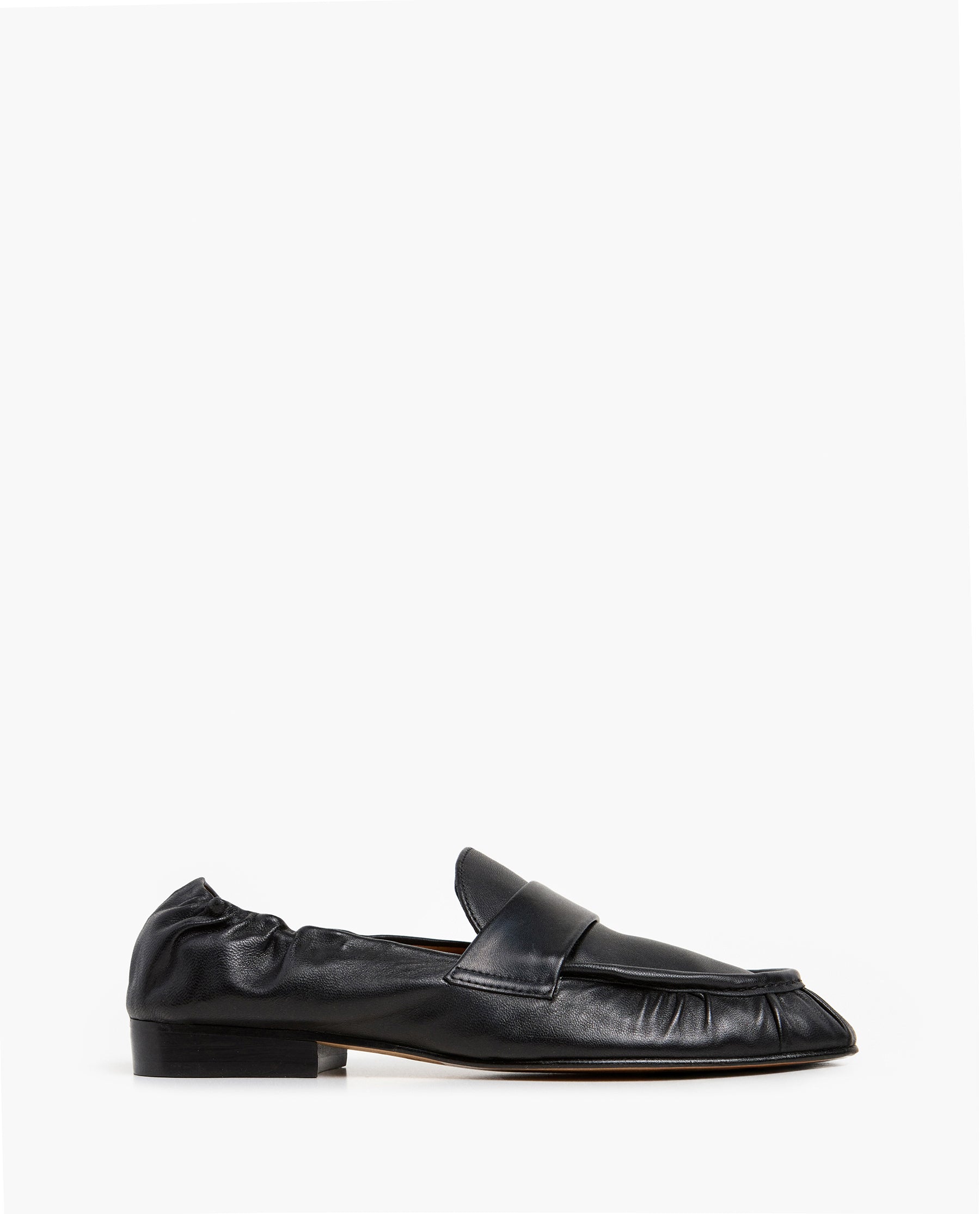 Samoa Leather Black Loafer – Flattered