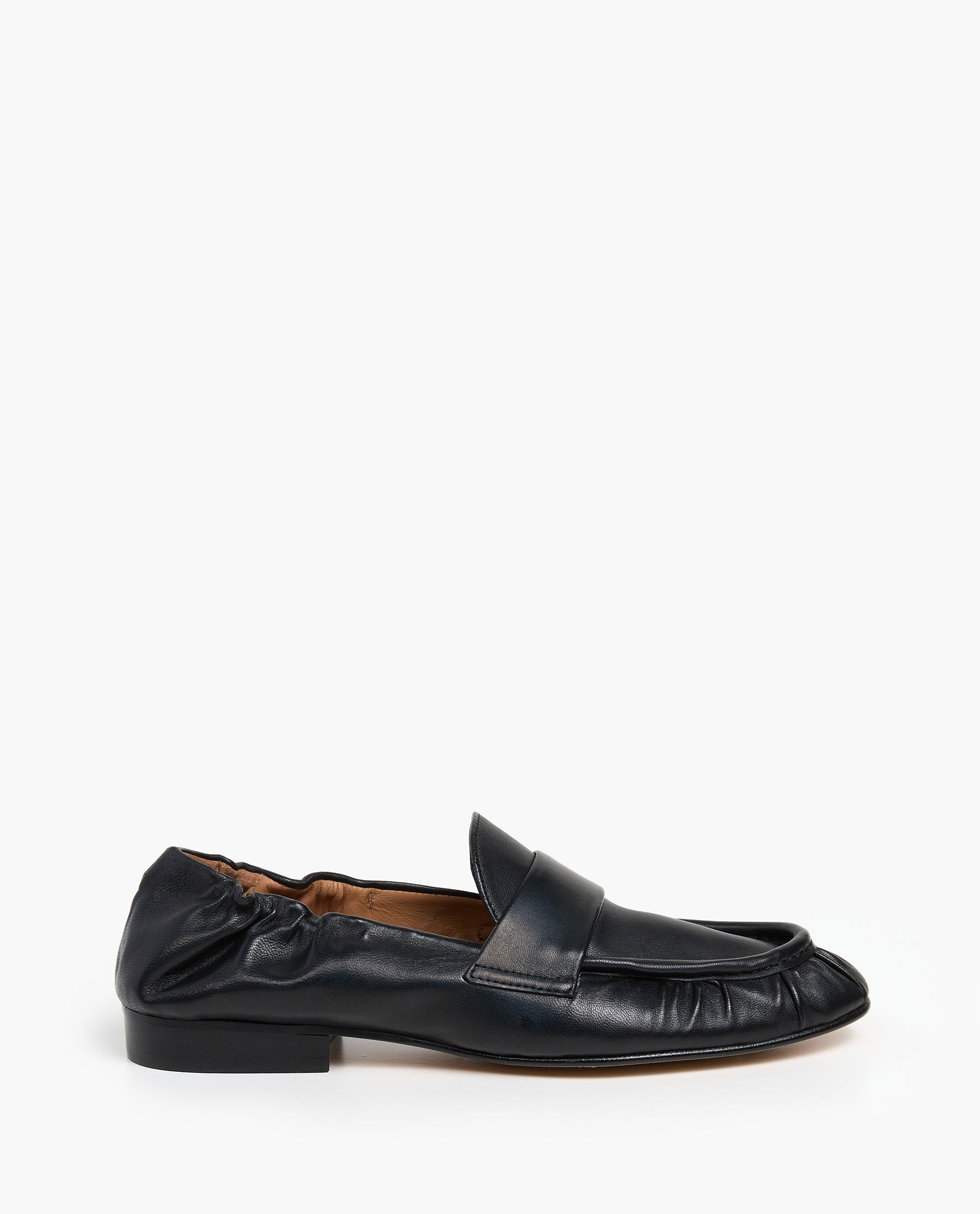Samoa Leather Black Loafer – Flattered